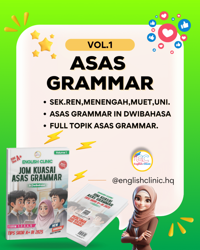 English Clinic – Rahsia Skor English SPM MUET Universiti