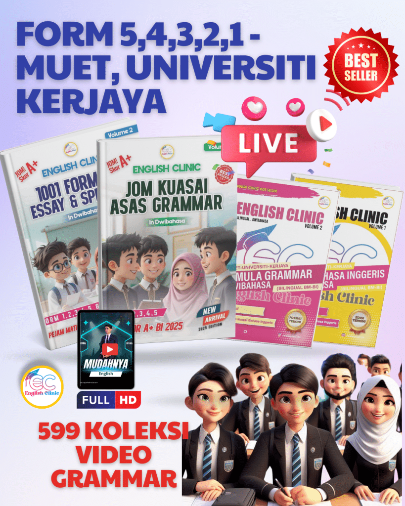 English Clinic – Rahsia Skor English SPM MUET Universiti