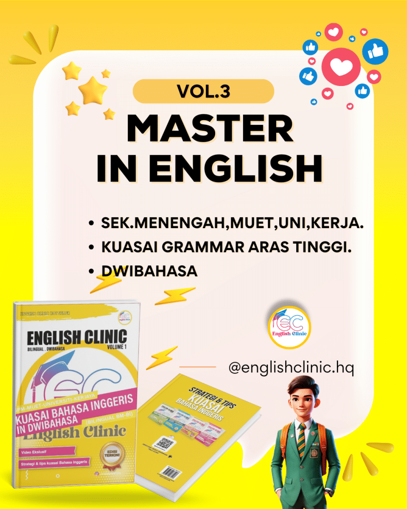 English Clinic – Rahsia Skor English SPM MUET Universiti