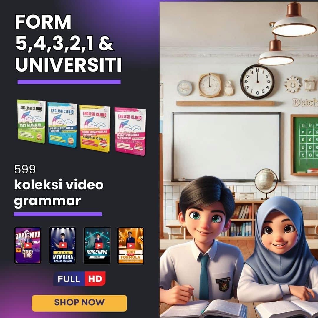 English Clinic – Rahsia Skor English SPM MUET Universiti
